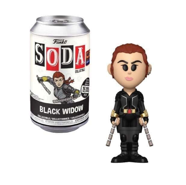 Black Widow (Soda) Funko Pop! (SEALED BLACK BAG)