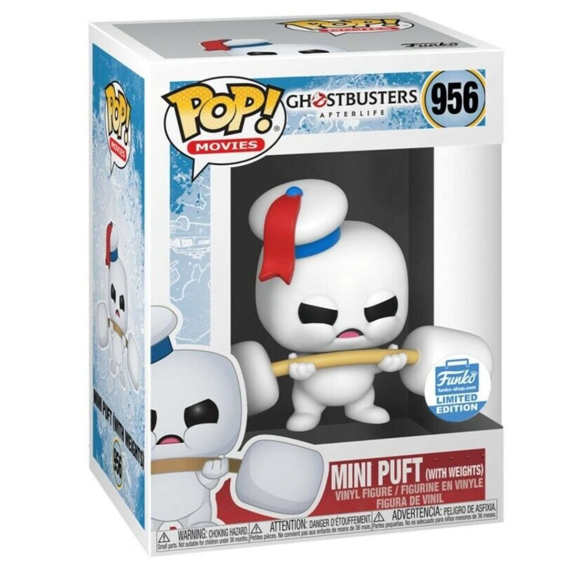 Mini Puft (With Weights) Funko Exclusive ‚Äì Stay Puft and Lift Some Fun